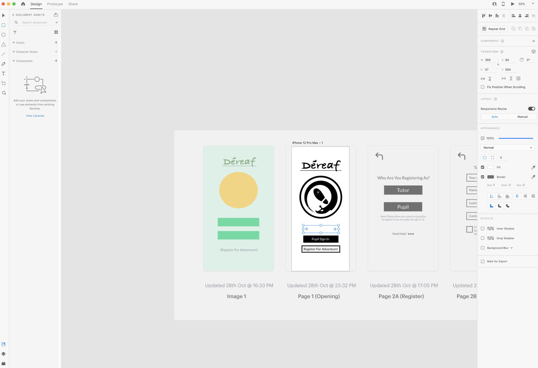 UX & UI DESIGN – ART DENO | Official Site of Adam Dennington